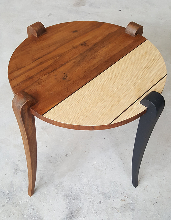 Restauration et Relooking d'une table basse - Atelier Falabroc